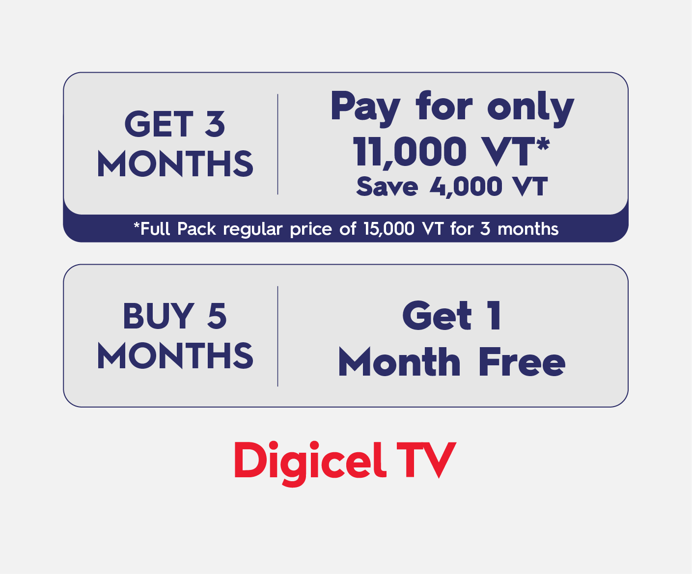 Digicel TV Offer