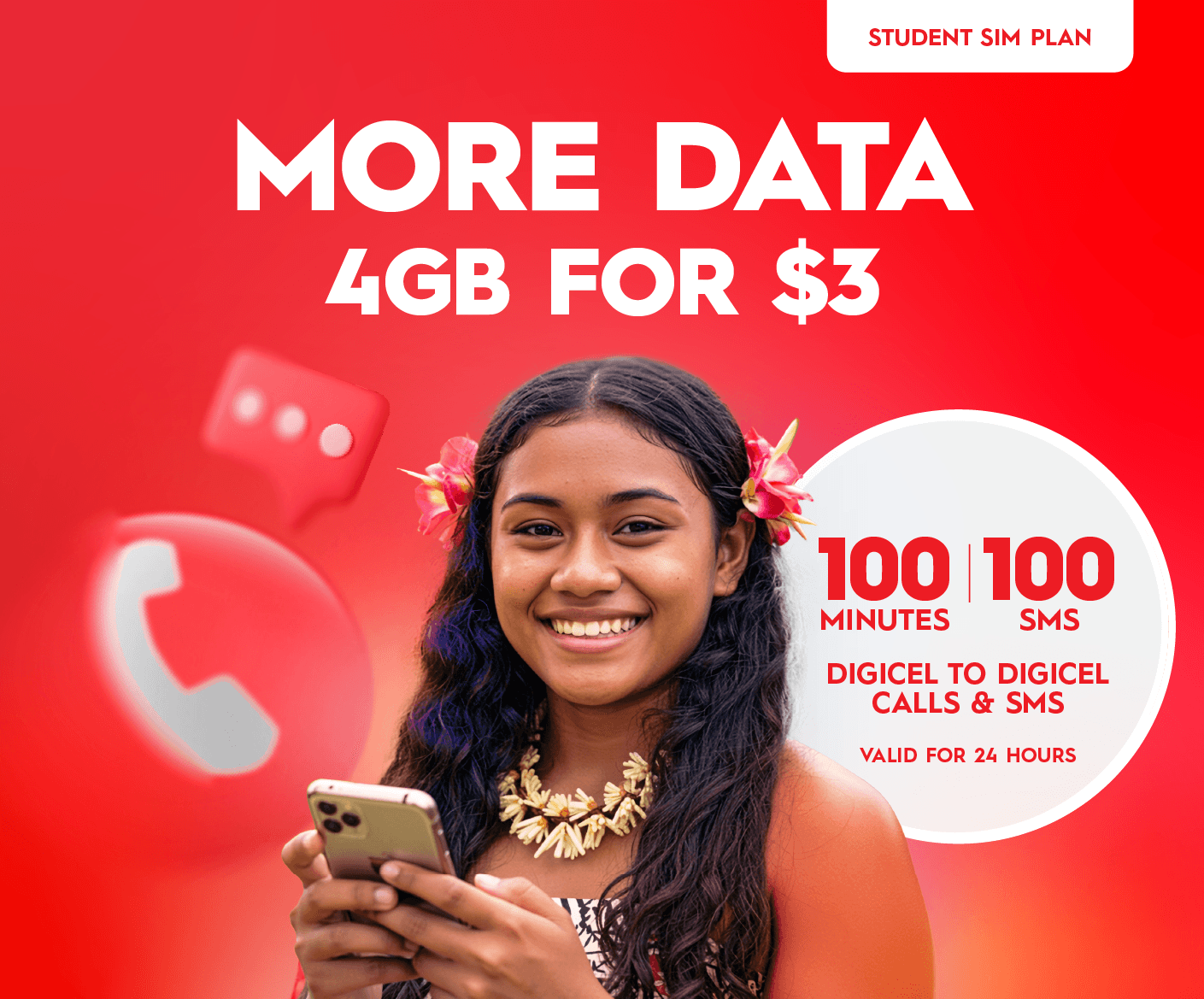 Student Sim Plan | Digicel Tonga